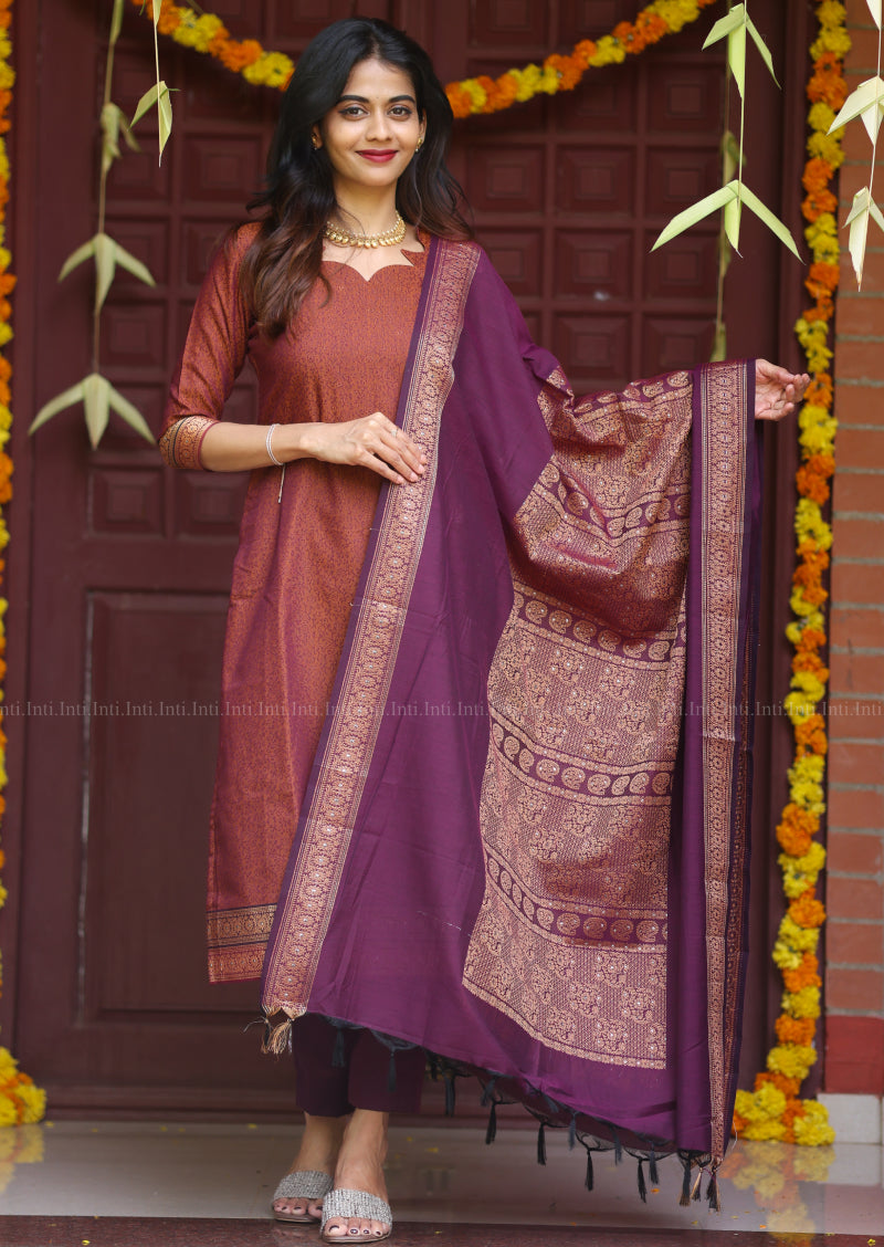 Autumn Muse Salwar Suit – Inti Fashions